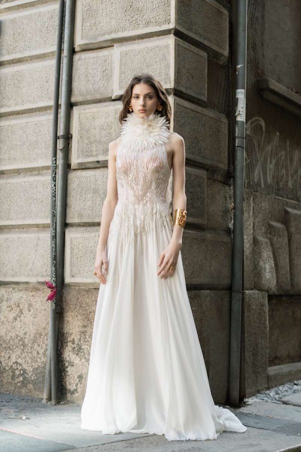 Abiti da sposa su misura Le Fate Milano: la scelta couture