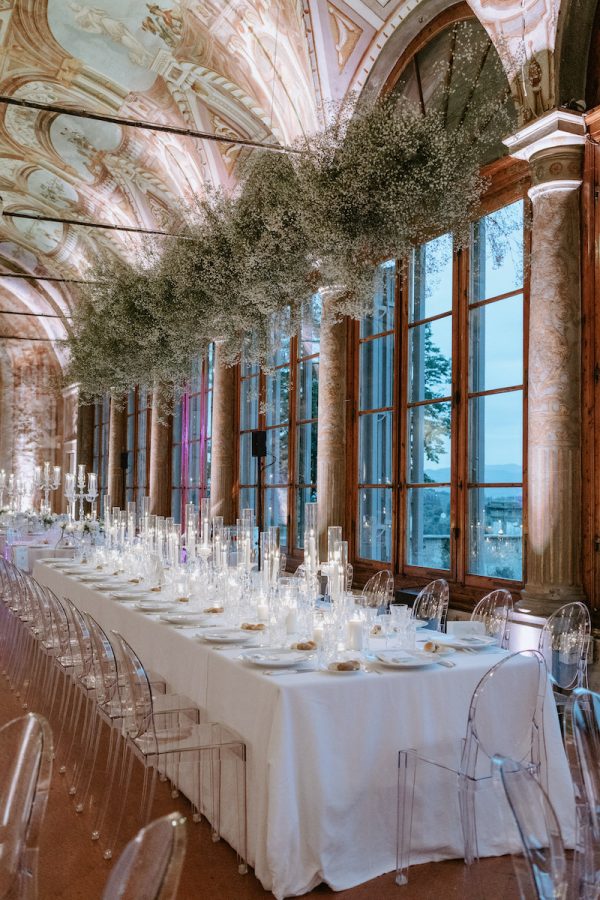 Johana e Cesare, festa d'amore glamour targata Corsini.Events Group